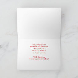 Personalize Special Ed Teacher Appreciation Day Card | Zazzle
