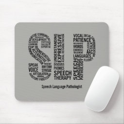 Personalize Speech Therapy SLP Mouse Pad | Zazzle