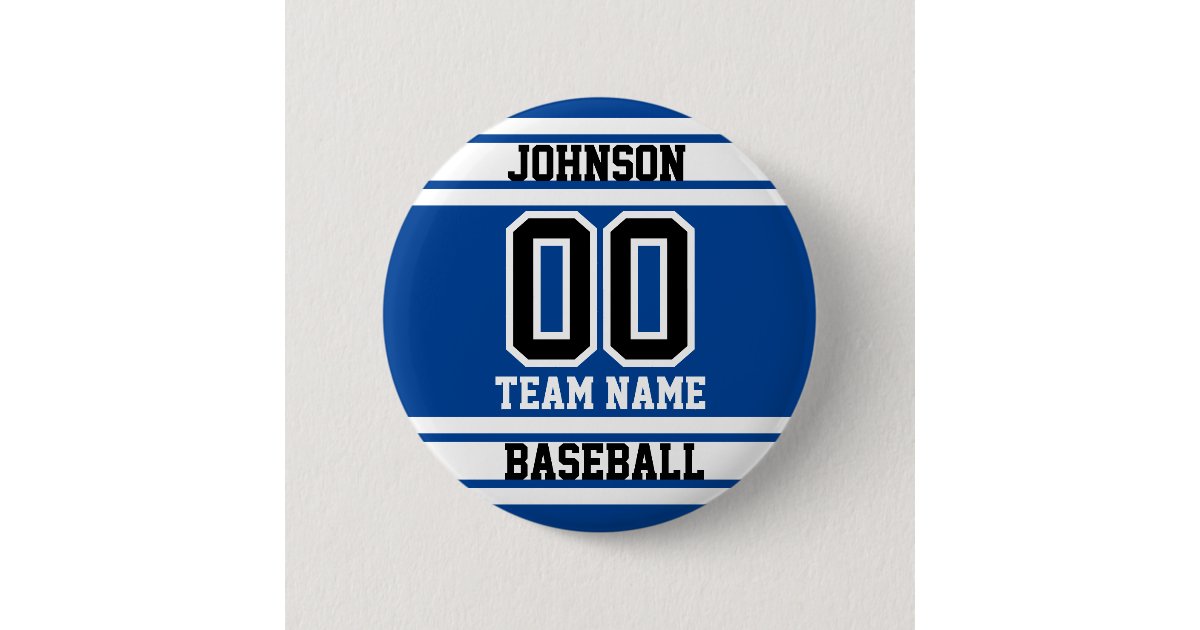Personalize Sport - DIY Background Color Button | Zazzle