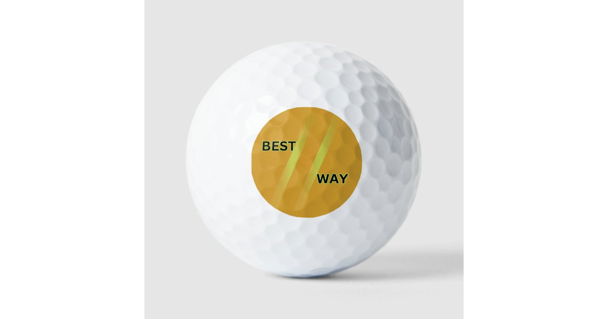Personalize Unique Custom Golf Ball Designs | Zazzle