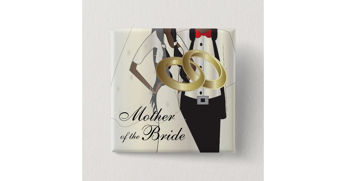 Personalize Wedding Party and Family Members Pinback Button | Zazzle