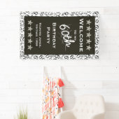 Personalize: Welcome to my 60th Birthday Party Banner | Zazzle