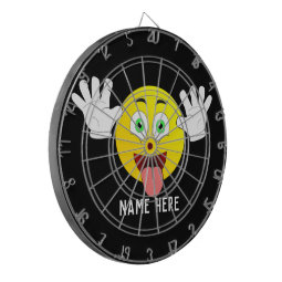 Personalize Your Own Funny Emoji Dart Board | Zazzle