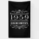 Personalized 1959 Birthday For Men Banner | Zazzle