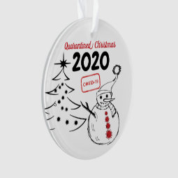 Personalized 2020 Covid Christmas Tree Ornament | Zazzle
