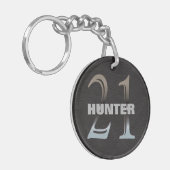 Personalized 21st Birthday | Number 21 Silver Keychain | Zazzle