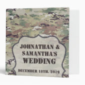 Personalized 2" Wedding Binder Army OCP Camo Unifo | Zazzle