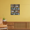 Personalized 32 Photo Collage Poster | Zazzle