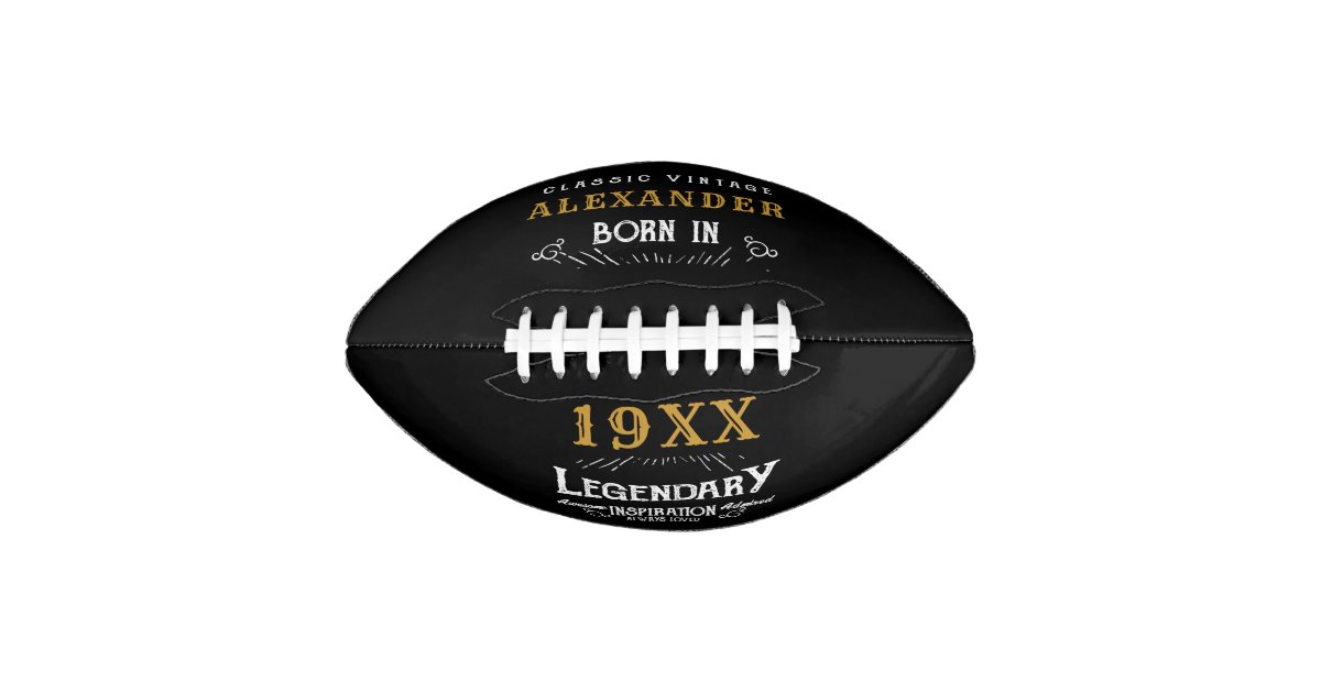 Personalized 40th Birthday Football | Zazzle