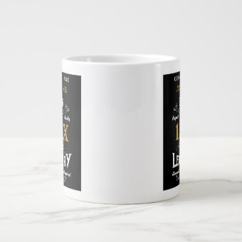Personalized 40th Birthday Giant Coffee Mug | Zazzle