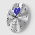 Personalized 45th Wedding Anniversary Gifts, CLOCK | Zazzle