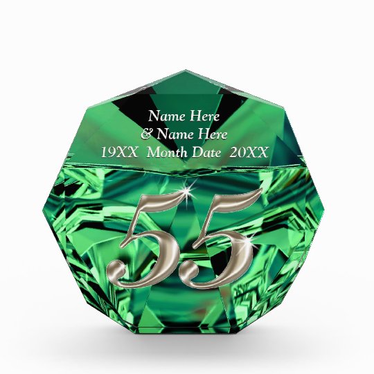 Personalized 55th Wedding Anniversary Gift Ideas Zazzle