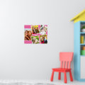 Personalized 5 Photo Collage Pink Poster | Zazzle