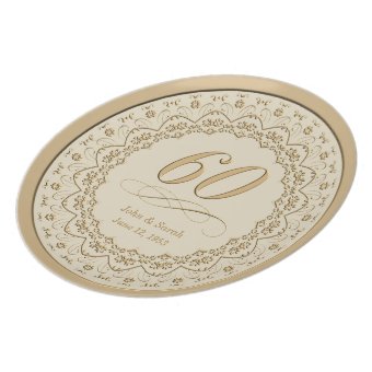 Personalized 60th Anniversary Plate | Zazzle