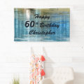 Personalized 60th Birthday Sign Reflection in Lake | Zazzle