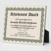 Personalized Achievement Award Plaque | Zazzle