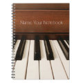 Personalized Acoustic Piano Music Notebook | Zazzle