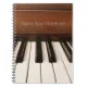 Personalized Acoustic Piano Music Notebook | Zazzle