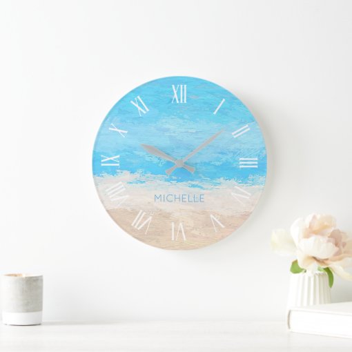 Personalized Add Your Own Name | Wall Clock | Zazzle