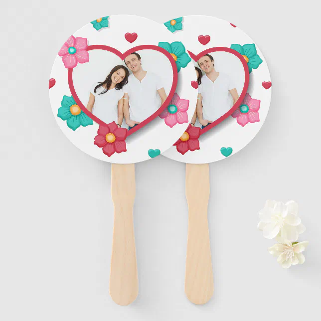 Personalized Add Your Own Photo | Hand Fan | Zazzle