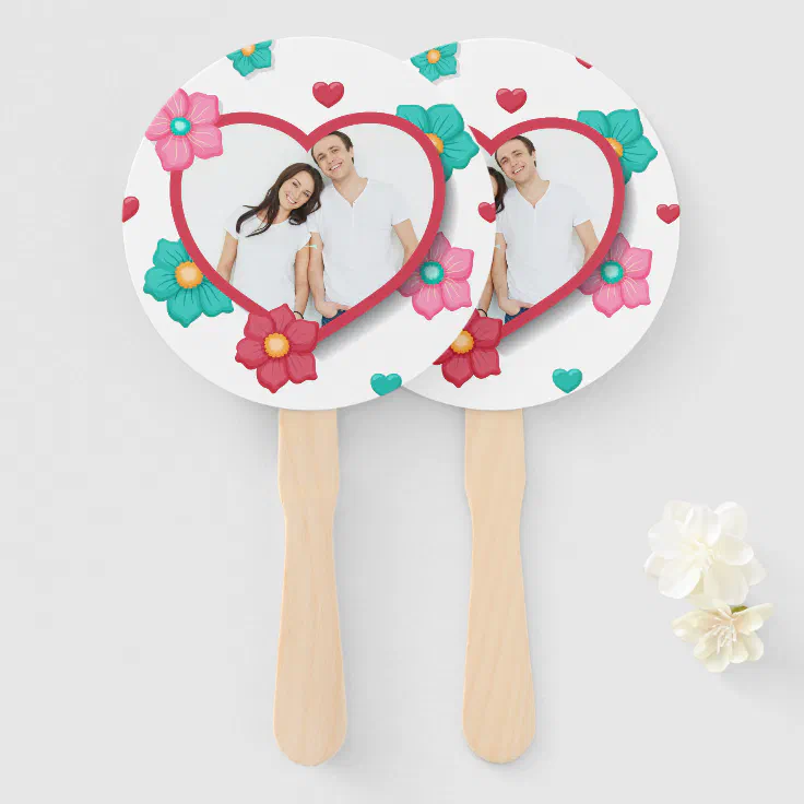 Personalized Add Your Own Photo | Hand Fan | Zazzle