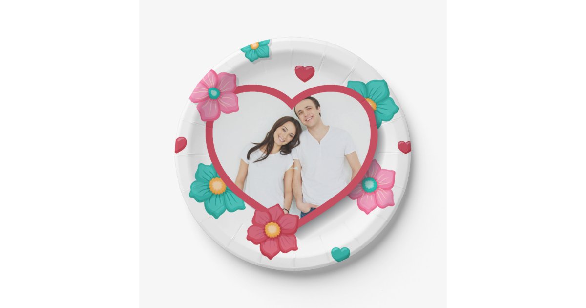 Personalized Add Your Own Photo Paper Plate | Zazzle