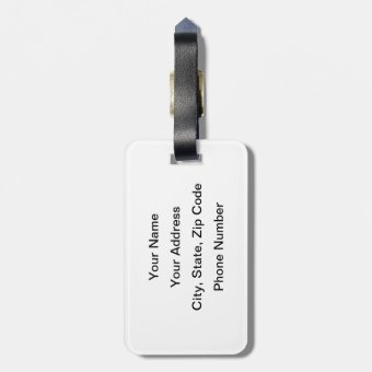 Personalized Airport Codes Luggage Tag | Zazzle