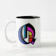Personalized Alphabet modern Q Mug | Zazzle