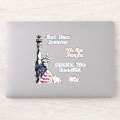 Personalized American Flag Patriotic Sticker | Zazzle