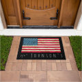 Personalized American United States Flag Door Mat | Zazzle