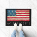 Personalized American United States Flag Door Mat | Zazzle