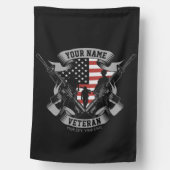 Personalized American Veteran Proud Vet USA Flag | Zazzle
