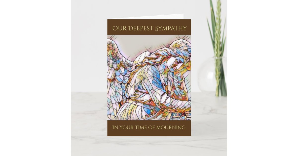 Personalized Angel Sympathy Card | Zazzle