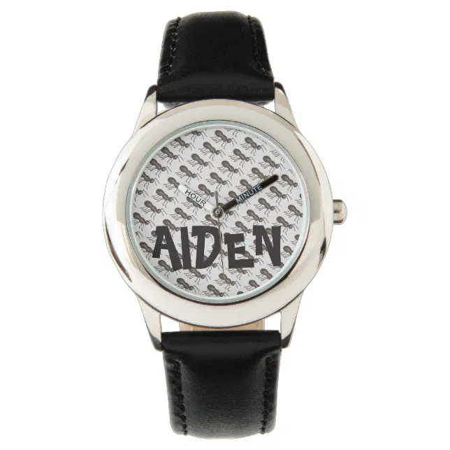 Personalized Ants Marching Black Ant Insect Watch | Zazzle