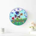 Personalized ANY NAME Butterfly Clock with Numbers | Zazzle