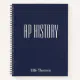 Personalized AP History Lined Paper Simple Design Notebook | Zazzle