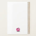 Personalized Apple Watercolor Thank you Teacher Planner | Zazzle