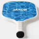 Personalized Aqua Blue Swimming Pool Water Photo Pickleball Paddle | Zazzle