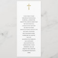 Personalized Aqua Confirmation Prayer Card | Zazzle
