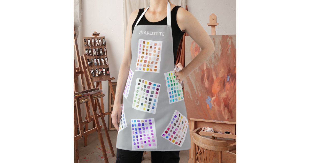 Personalized Artist Painter Apron | Zazzle