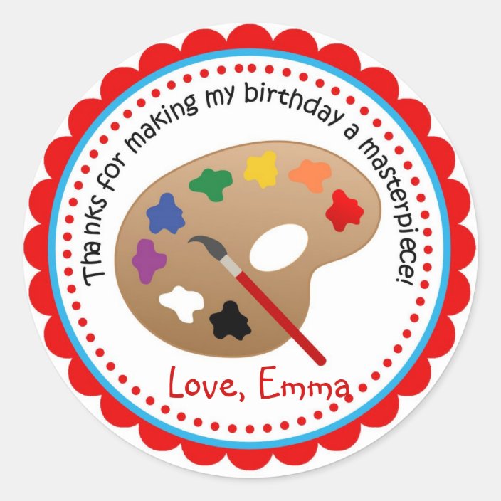 Personalized Arts & Crafts Stickers | Zazzle.com