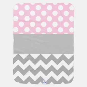 Personalized baby blanket in pink | Zazzle