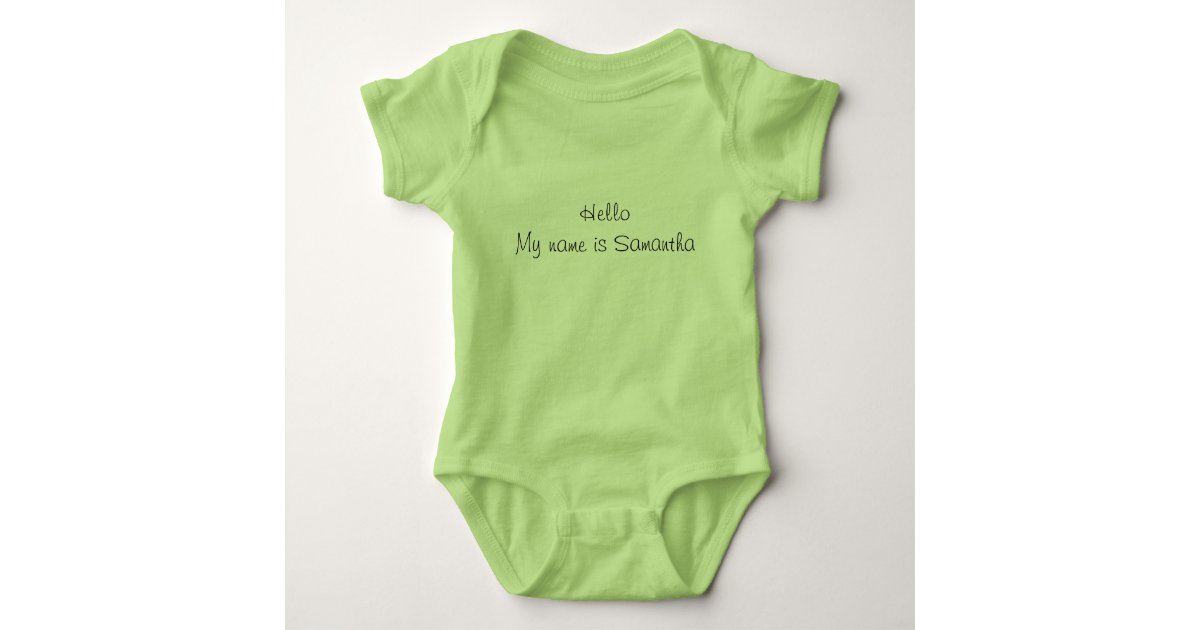 Personalized Baby Body Suits Baby Bodysuit | Zazzle.com