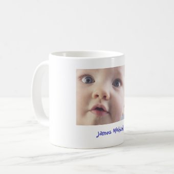 Personalized Baby Photo Coffee Mug | Zazzle