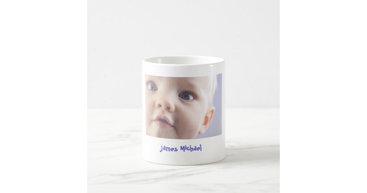 Personalized Baby Photo Coffee Mug | Zazzle