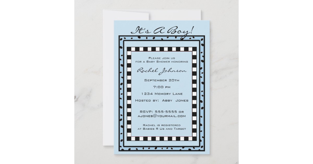 Personalized Baby Shower Invitation | Zazzle