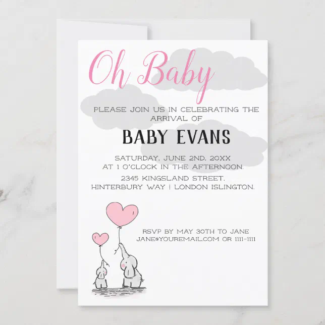 Personalized Baby Shower Invitation | Zazzle