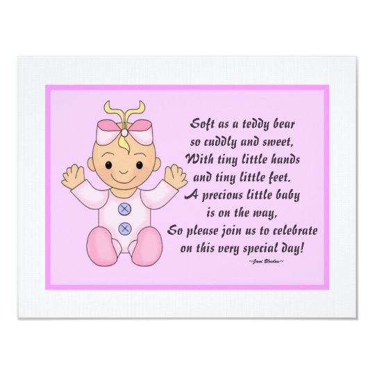 Personalized Baby shower invitations Baby girl | Zazzle.com