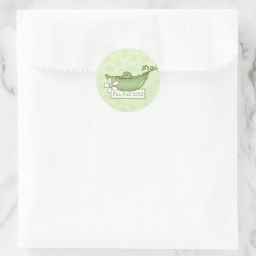 Personalized Baby Shower stickers | Zazzle