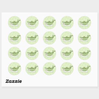 Personalized Baby Shower stickers | Zazzle